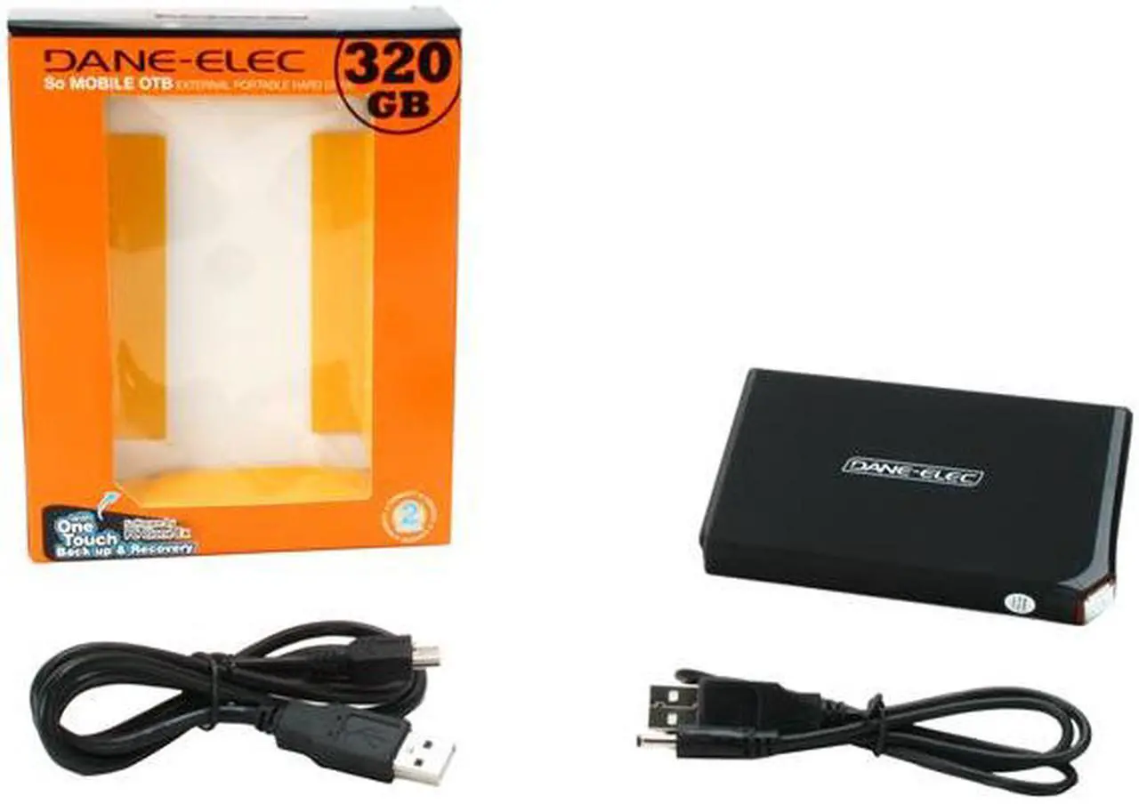 DANE-ELEC SoMobile 320GB USB 2.0 2.5" Portable Hard Drive - Newegg.com