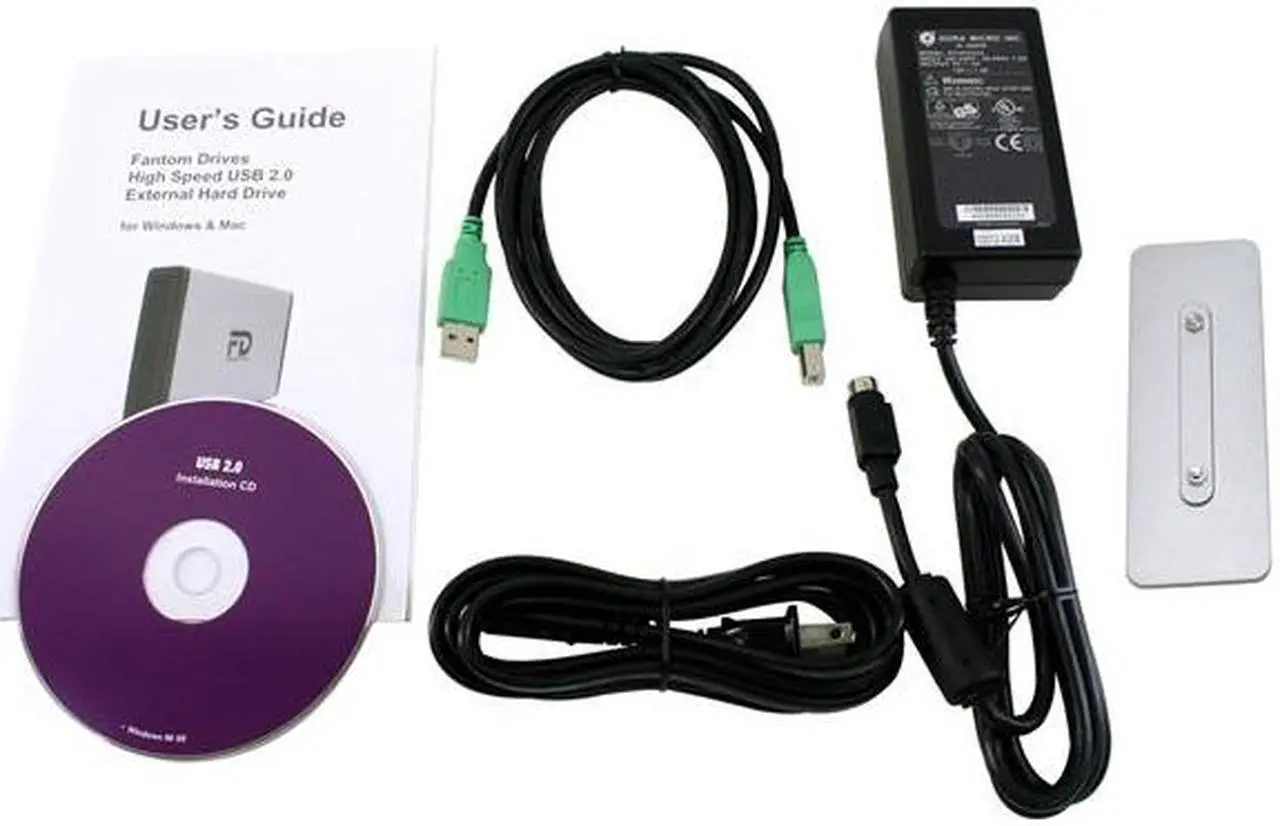 Open Box: Fantom Drives Titanium 80GB USB 2.0 3.5" External Hard Drive ...