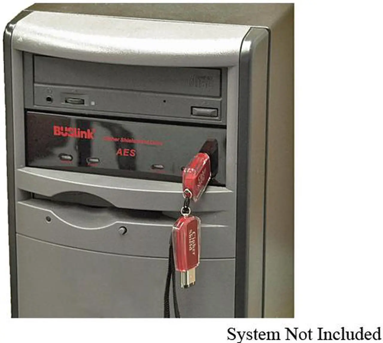 BUSlink 1TB SATA 5.25" CipherShield 128-bit AES Encryption Internal Bay ...