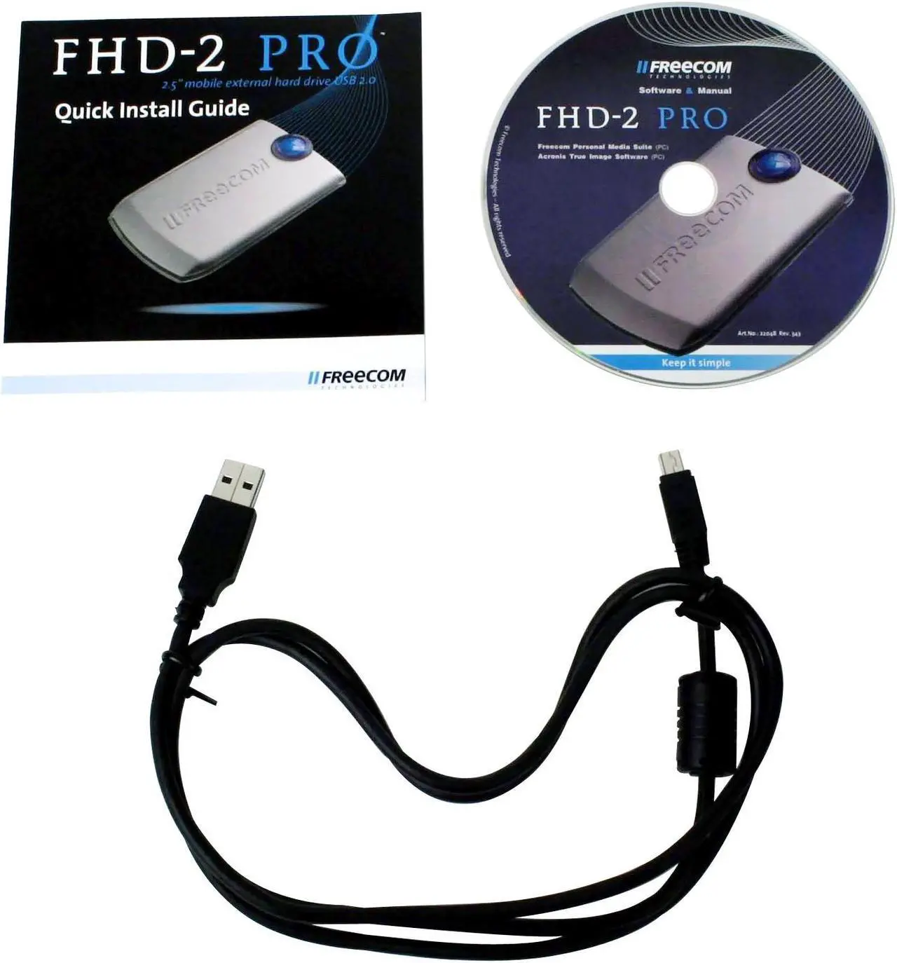 FREECOM 80GB USB 2.0 External Hard Drive - Newegg.com