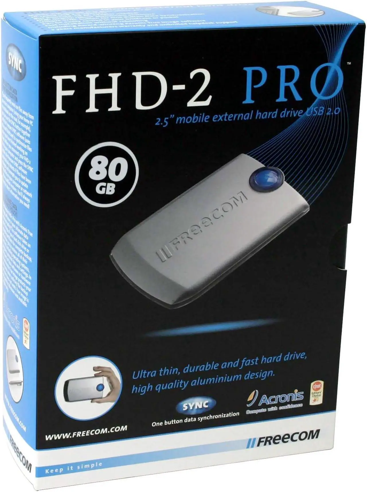 FREECOM 80GB USB 2.0 External Hard Drive - Newegg.com