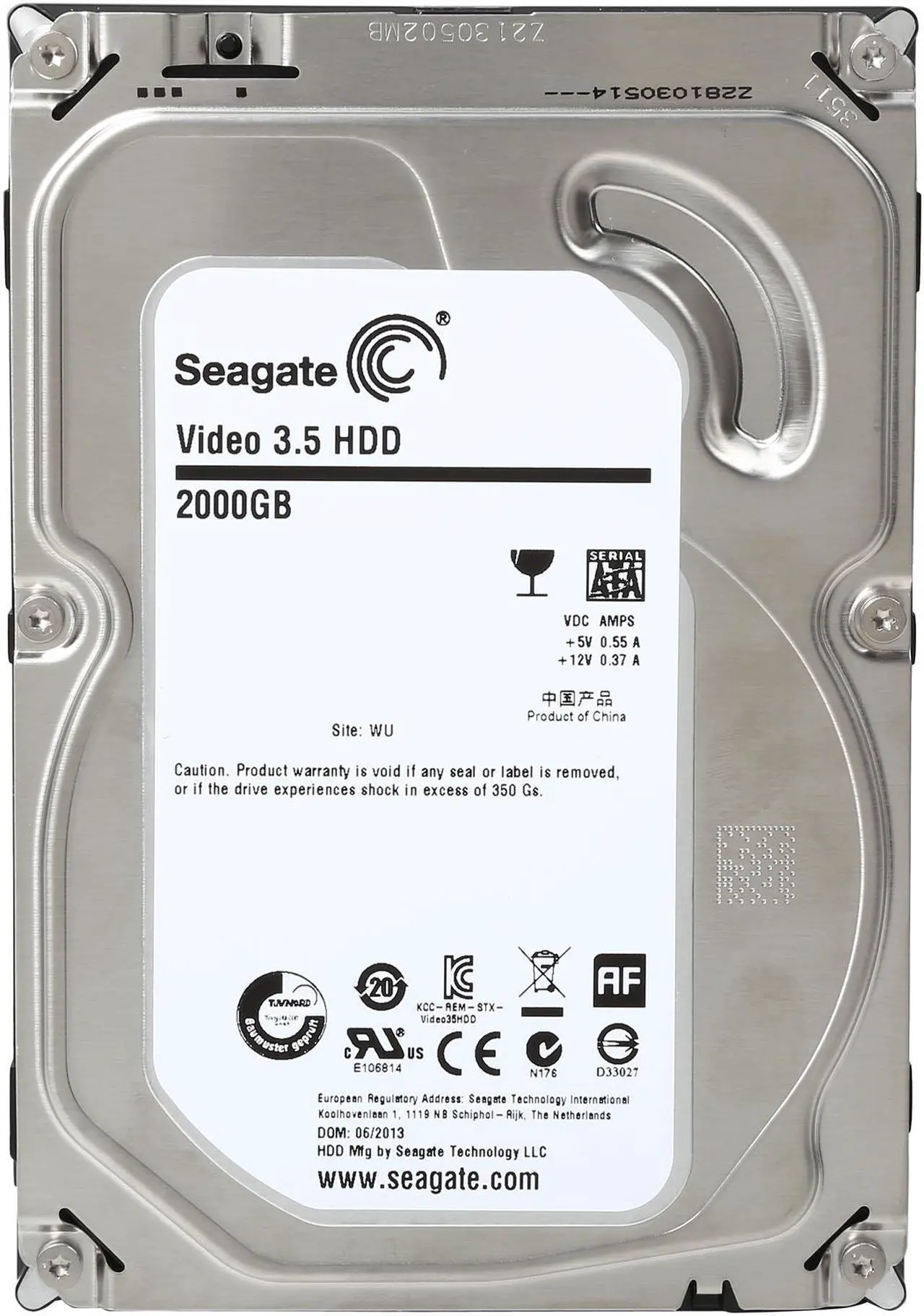 Refurbished: Seagate Video ST2000VM003 2TB 5900 RPM 64MB Cache SATA 6 ...