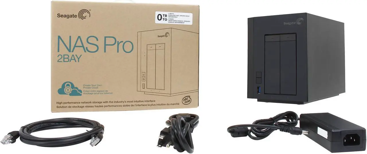 Seagate STDD100 NAS Pro 2-Bay Network Storage - Newegg.com