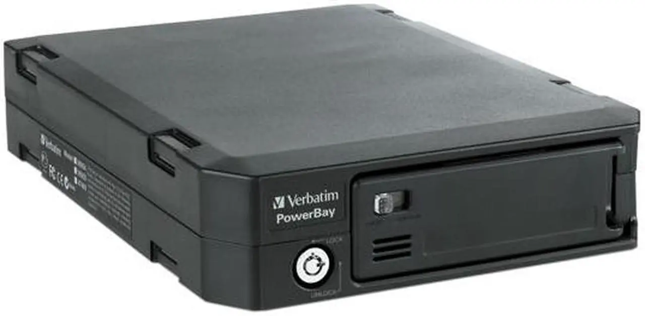 Verbatim PowerBay 500GB USB 2.0 / eSATA Single Hard Drive w/1 Removable ...