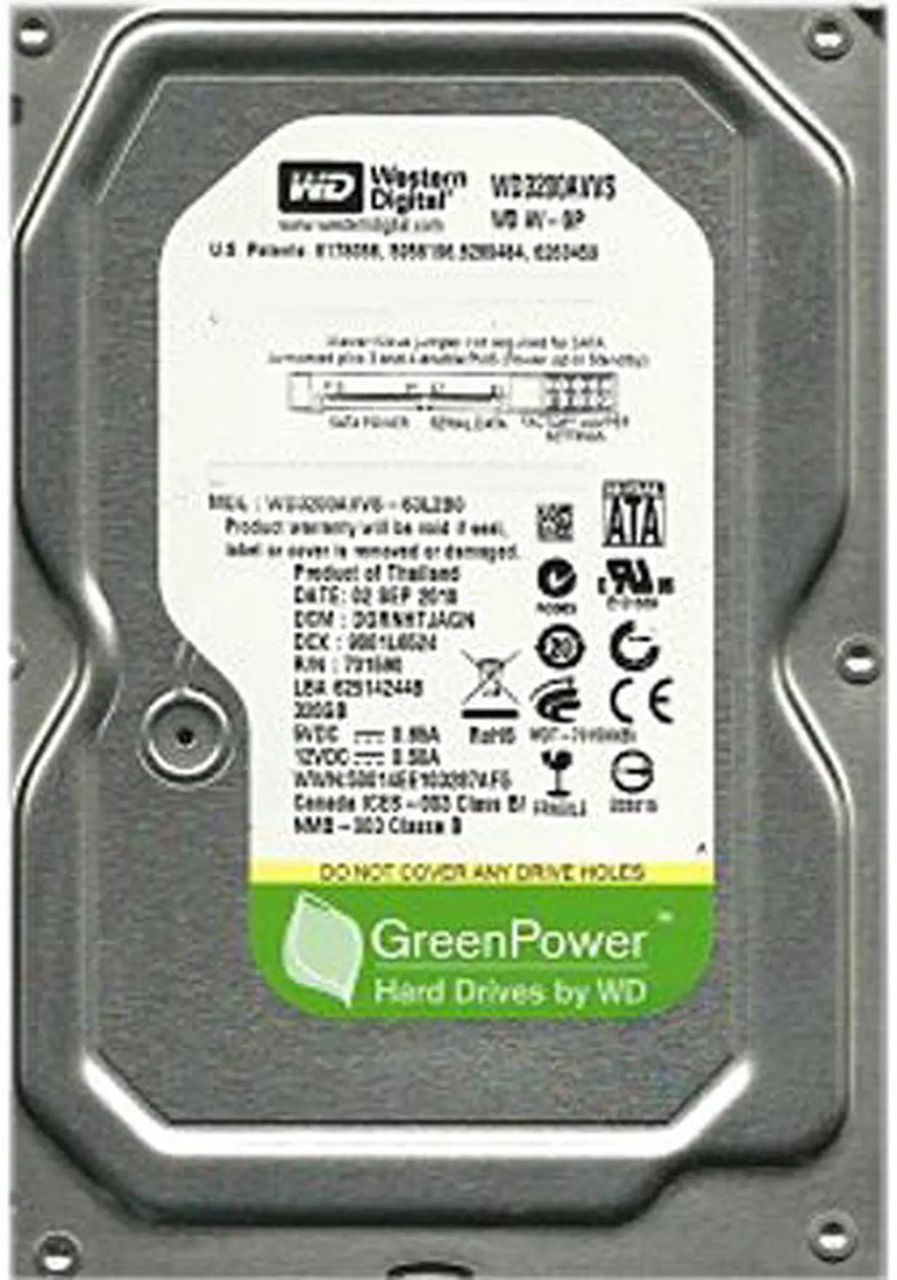 Refurbished: Western Digital AV-GP WD3200AVVS-63L2B0 320GB 5400 RPM 8MB ...