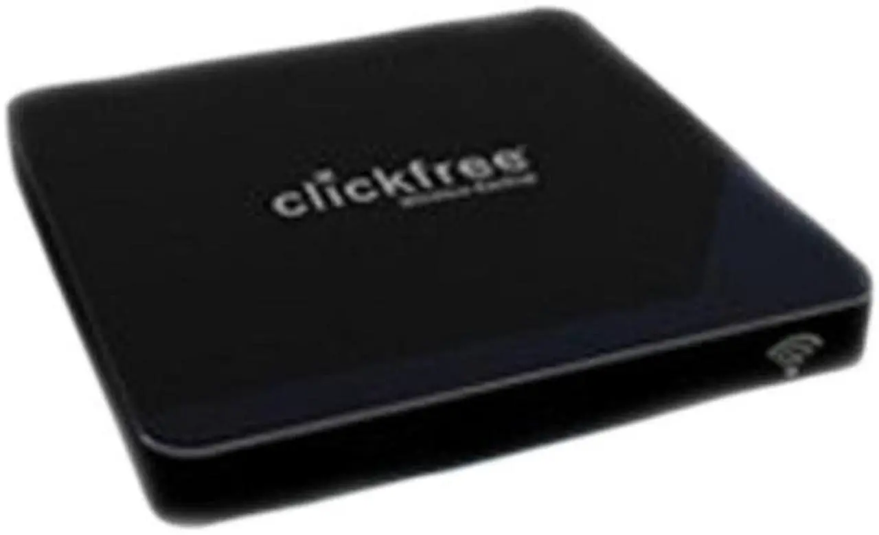 Clickfree 1TB USB 2.0 Wireless Automatic Backup Black High Gloss Finish ...