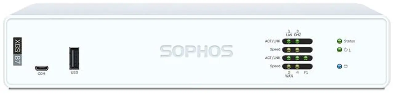 Sophos XGS 87 Network Security/Firewall Appliance - 1 Year Xstream Protection - 4 Port 0/100 ...
