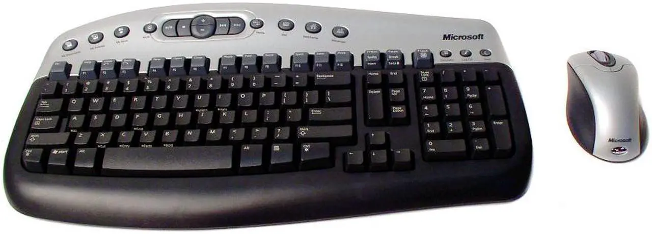 Microsoft N90-00002 2-Tone RF Wireless Keyboard - Newegg.com