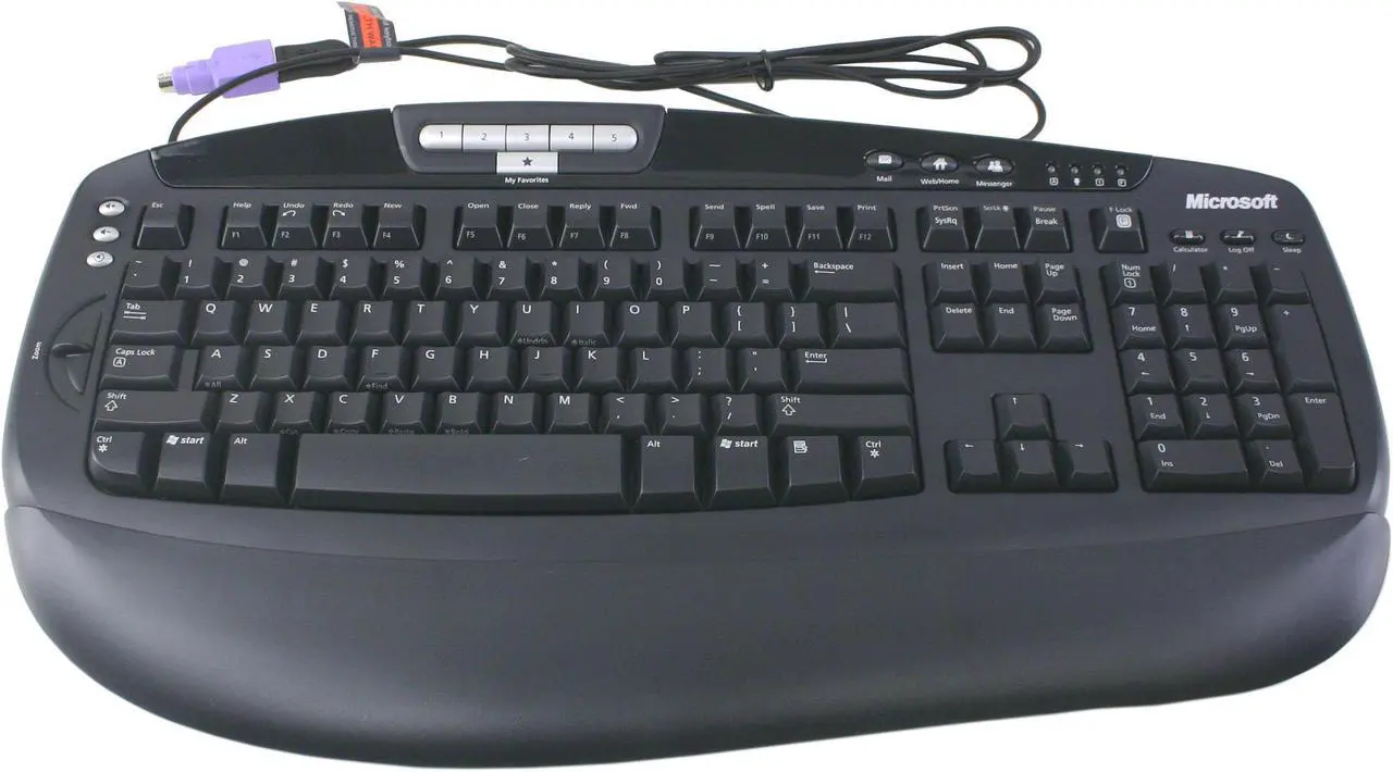 Open Box: Microsoft Digital Media Keyboard 1.0 DB8-00001 Black Wired ...