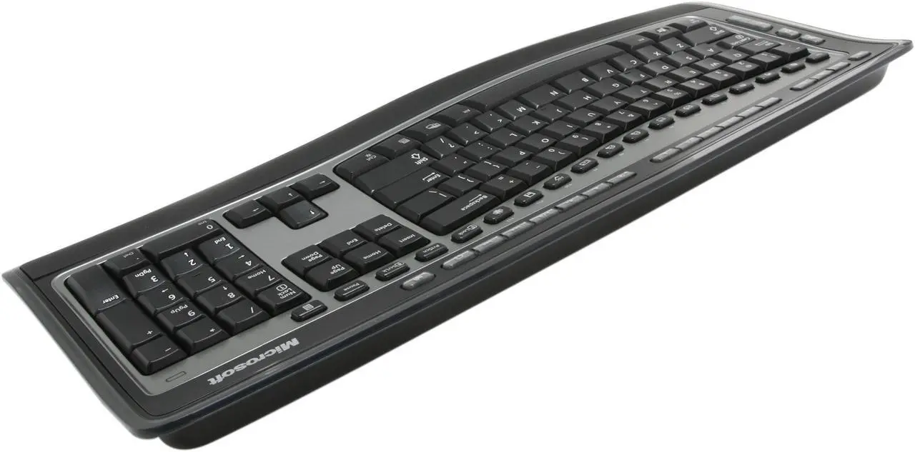 Open Box: Microsoft Wireless Keyboard 6000 J9C-00001 Black RF Wireless ...
