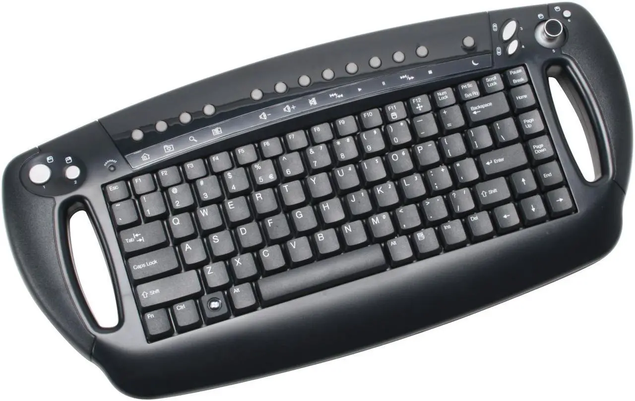 BTC 9019URFIII Black RF Wireless Multimedia Keyboard with Dual Mode ...