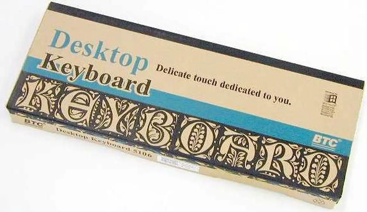 BTC 5106 White Power Management Keyboard - Newegg.com