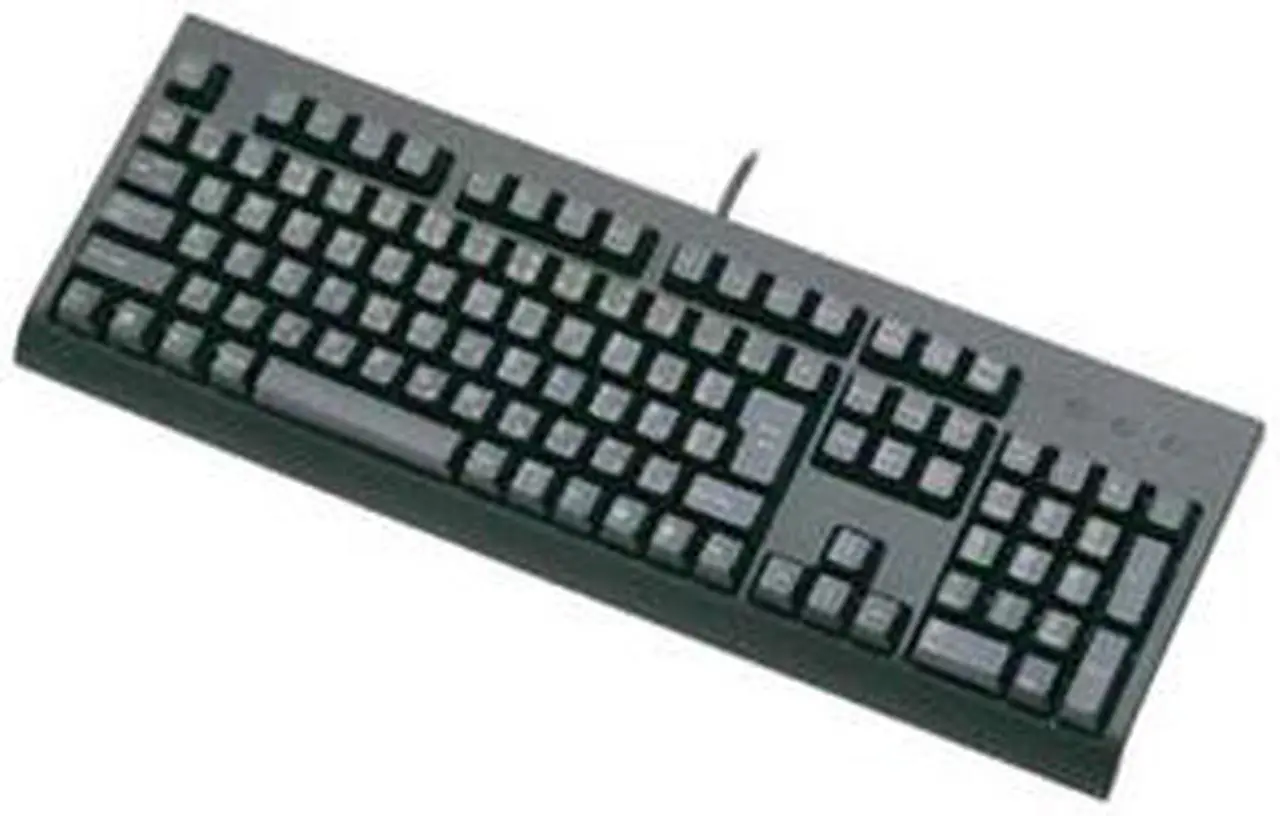 SolidTek KB-6600ABU Black Wired Keyboard - Newegg.com