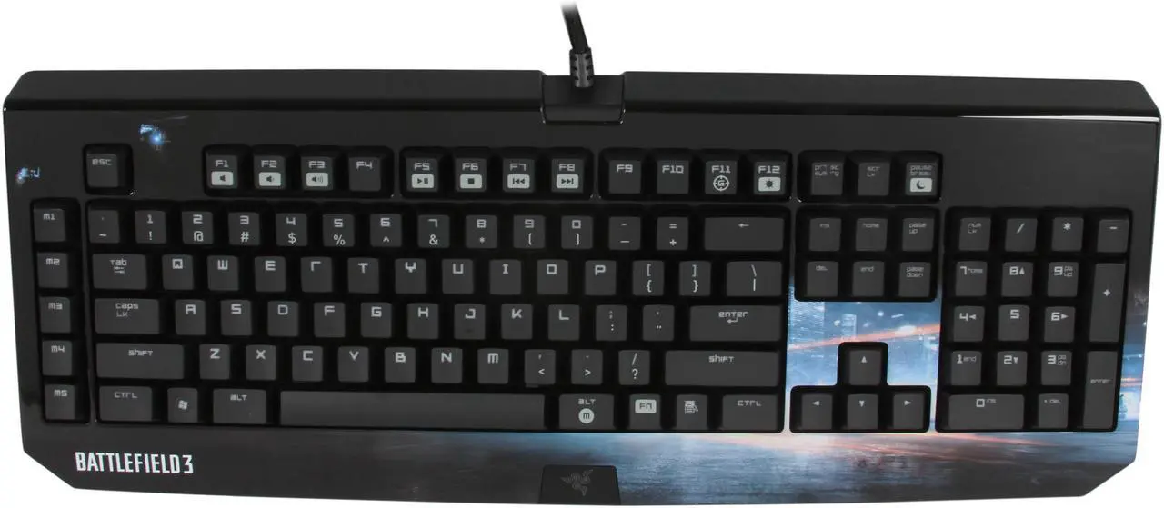 RAZER BlackWidow Ultimate Battlefield 3 Edition Black USB Wired Gaming ...