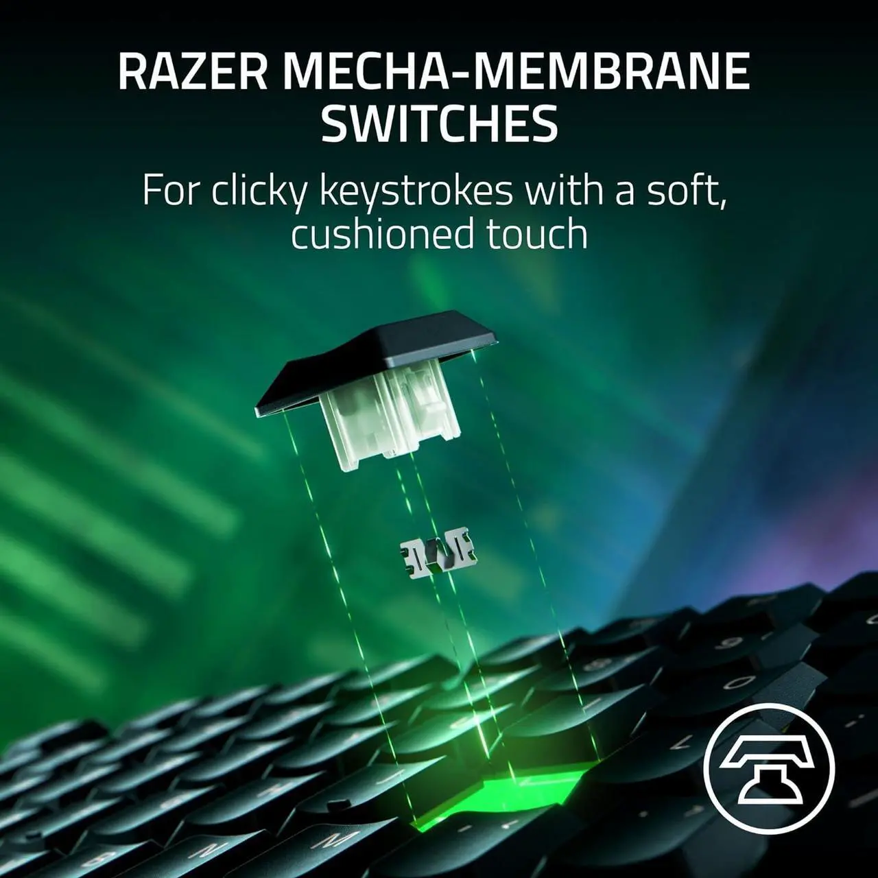 Razer Low-profile Tenkeyless Mecha-membrane Keyboard with Chroma RGB ...