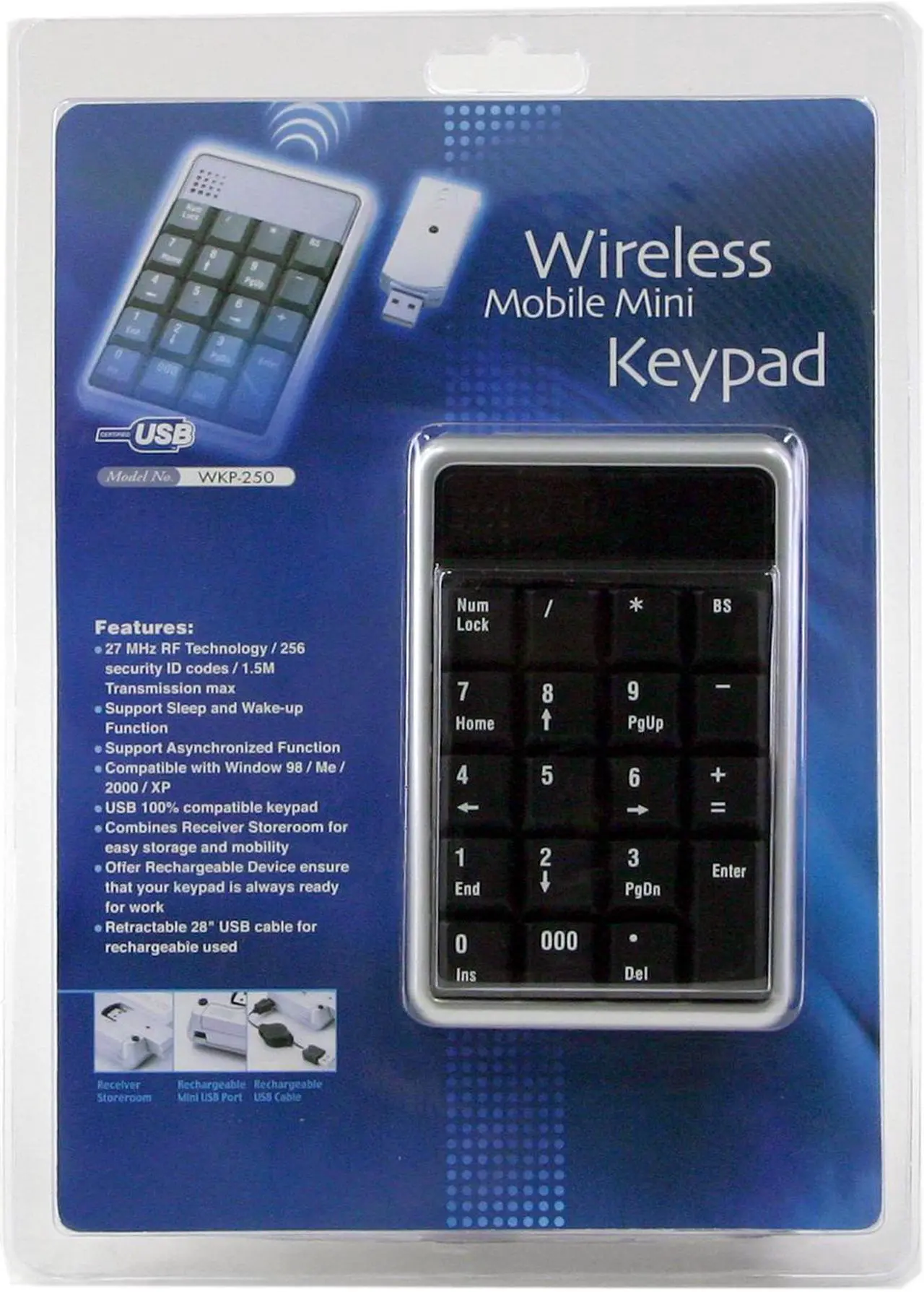 ORtek WKP-250 RF Wireless Keyboard - Newegg.com