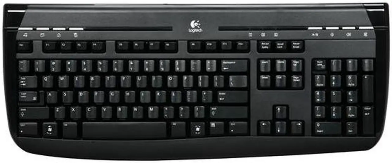 Logitech Internet 350 Black Wired Keyboard - Newegg.com