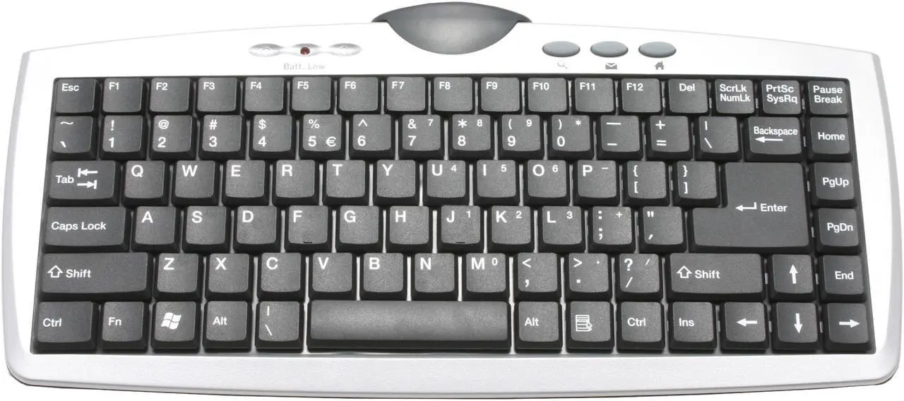 ZIPPY RF-610 Black RF Wireless Super Mini & Slim Keyboard - Newegg.com