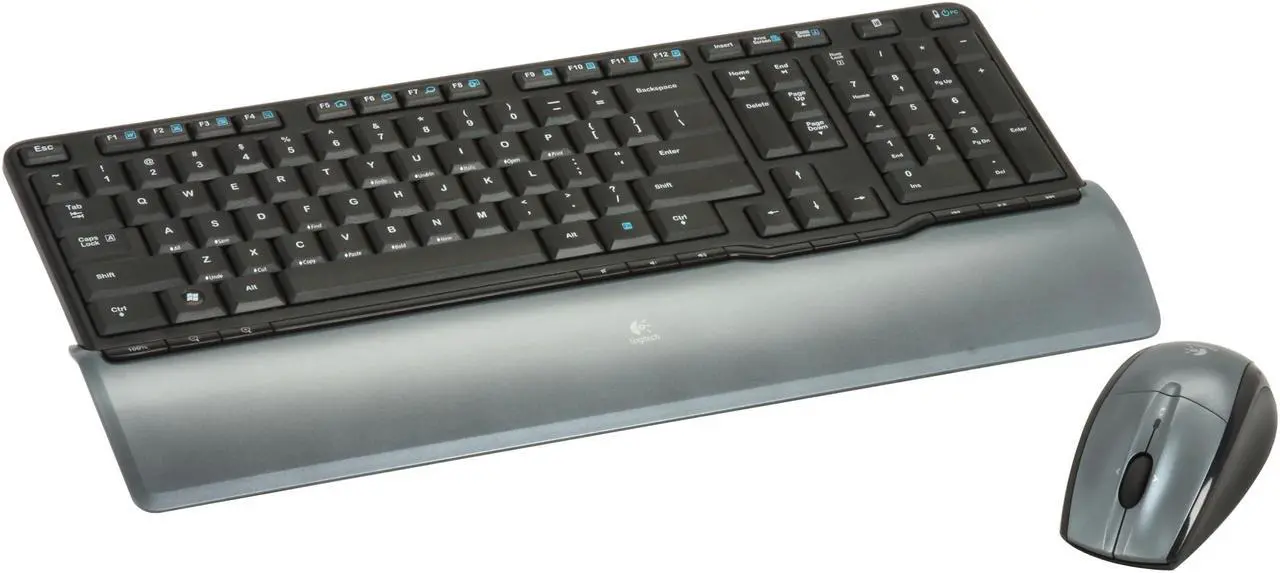 Refurbished: Logitech Cordless Desktop S520 920-000922 Black Cordless ...