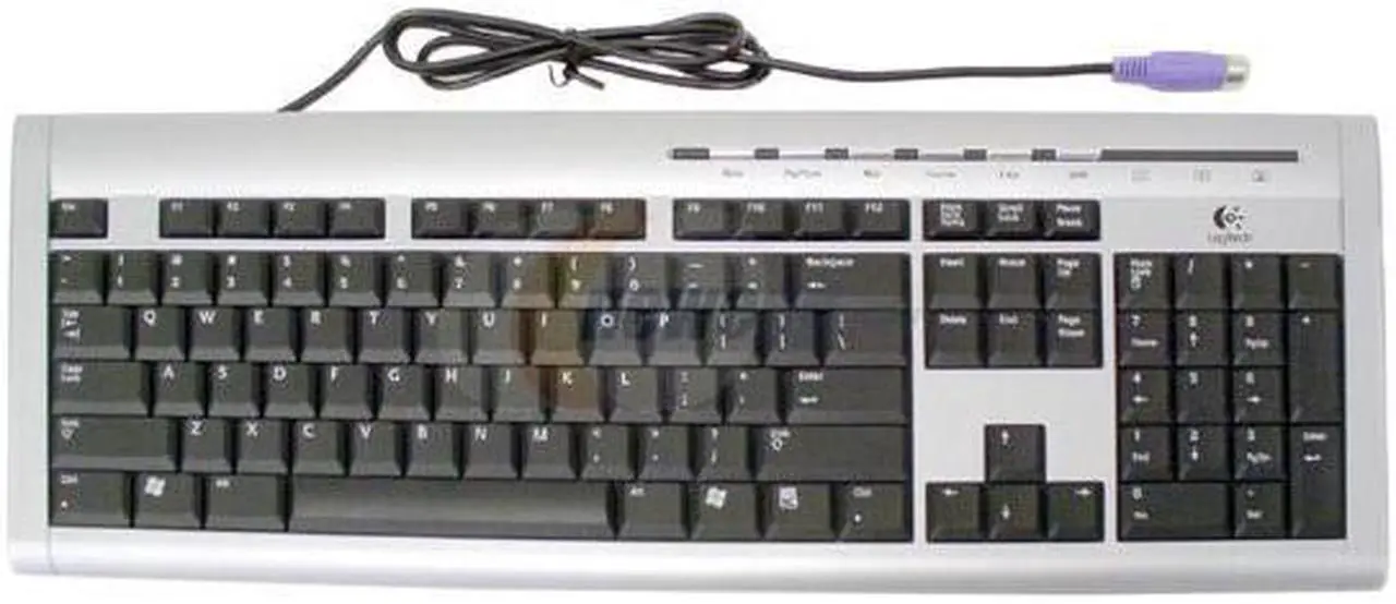 Logitech Ultra X 967353-0403 Silver/Black Wired Keyboard - Newegg.com