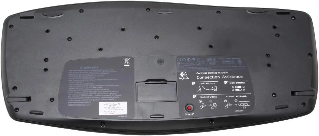 Logitech MX3000 2-Tone RF Wireless Desktop Laser - Newegg.com