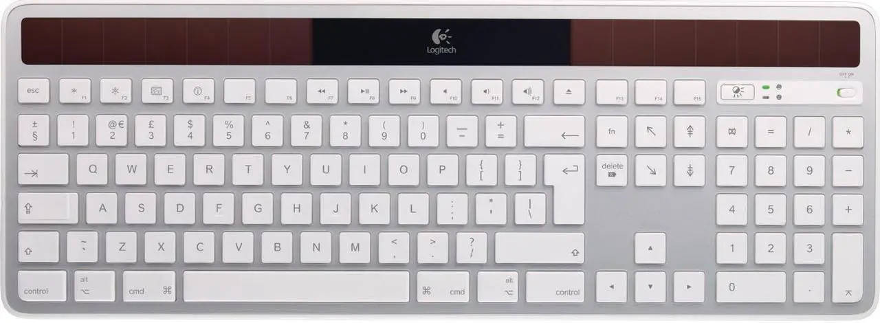 Open Box: Logitech K750 2.4GHz Wireless Solar Powered Keyboard for Mac ...