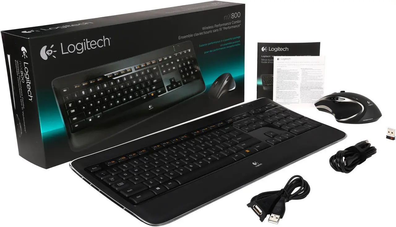 Logitech MX800 920-006237 Black RF Wireless Performance Combo - Newegg.com