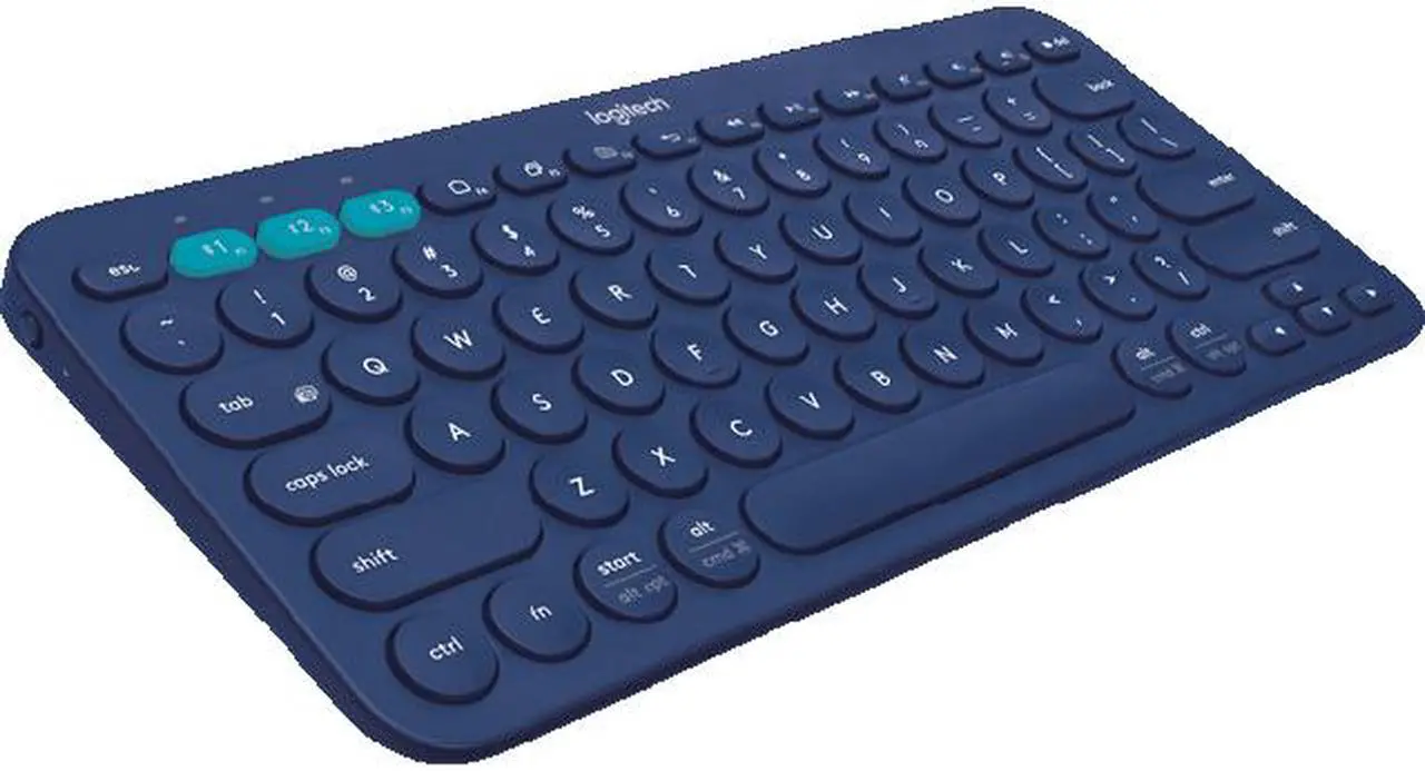 Logitech K380 920-007559 Blue Bluetooth Wireless Keyboard - Newegg.com