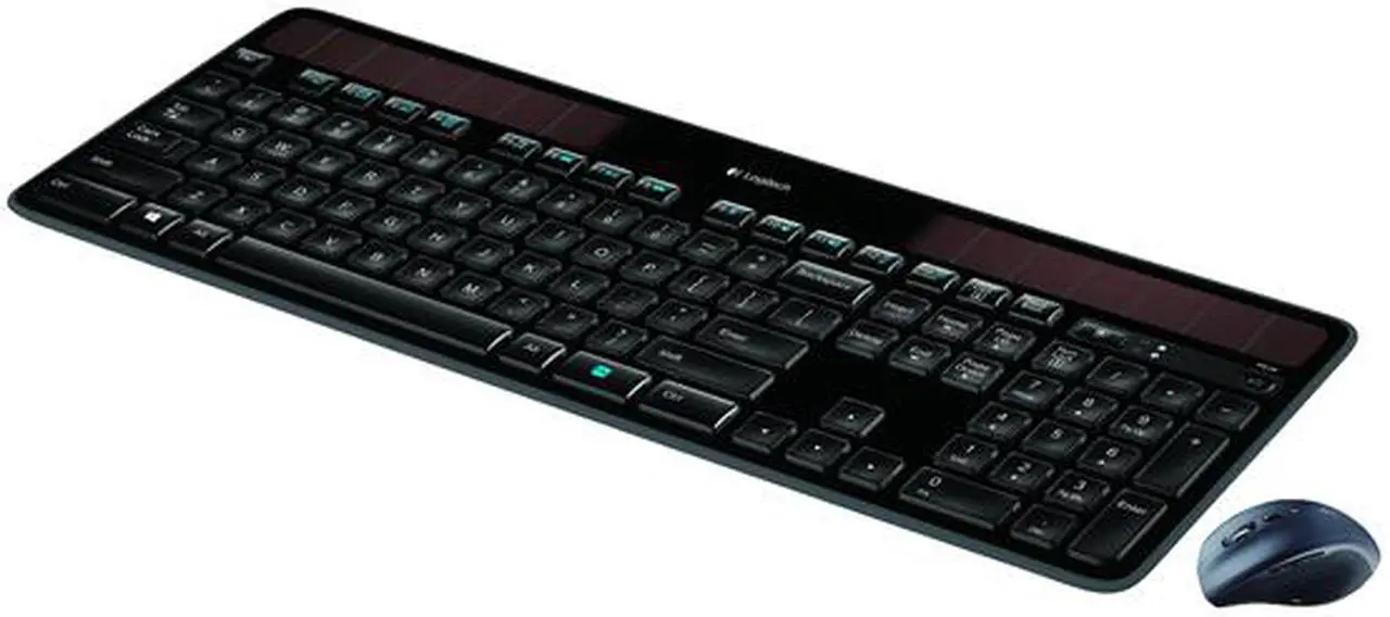 Logitech MK750 Wireless Solar Keyboard and Wireless Marathon Mouse ...