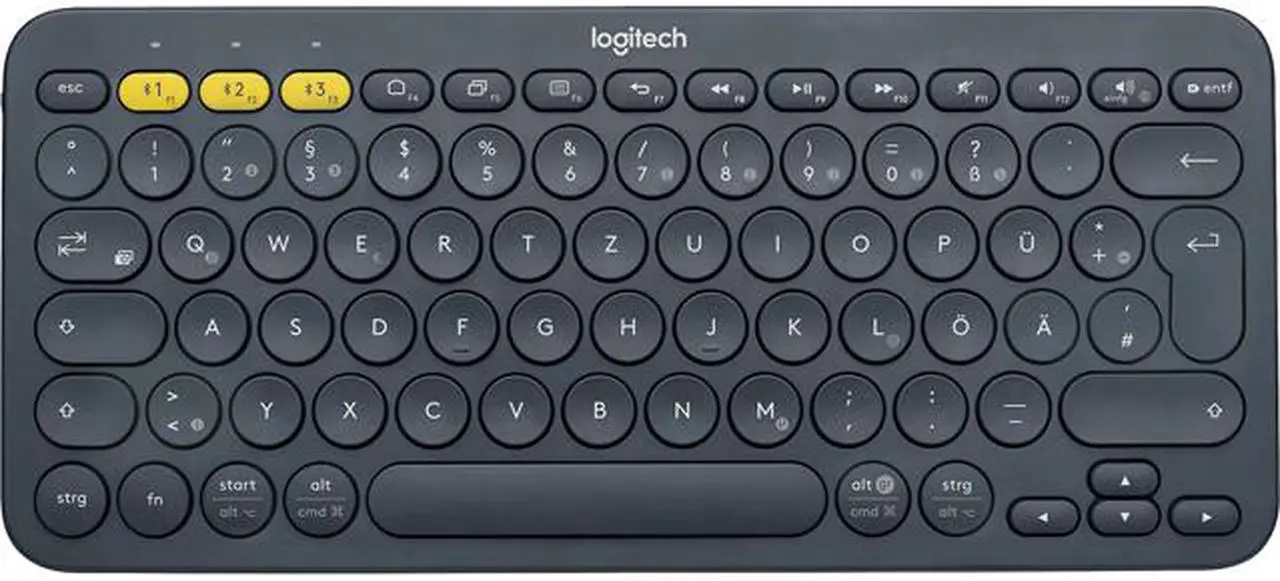 Logitech K380 920-007566 Black Bluetooth Wireless Keyboard - Deutsch ...