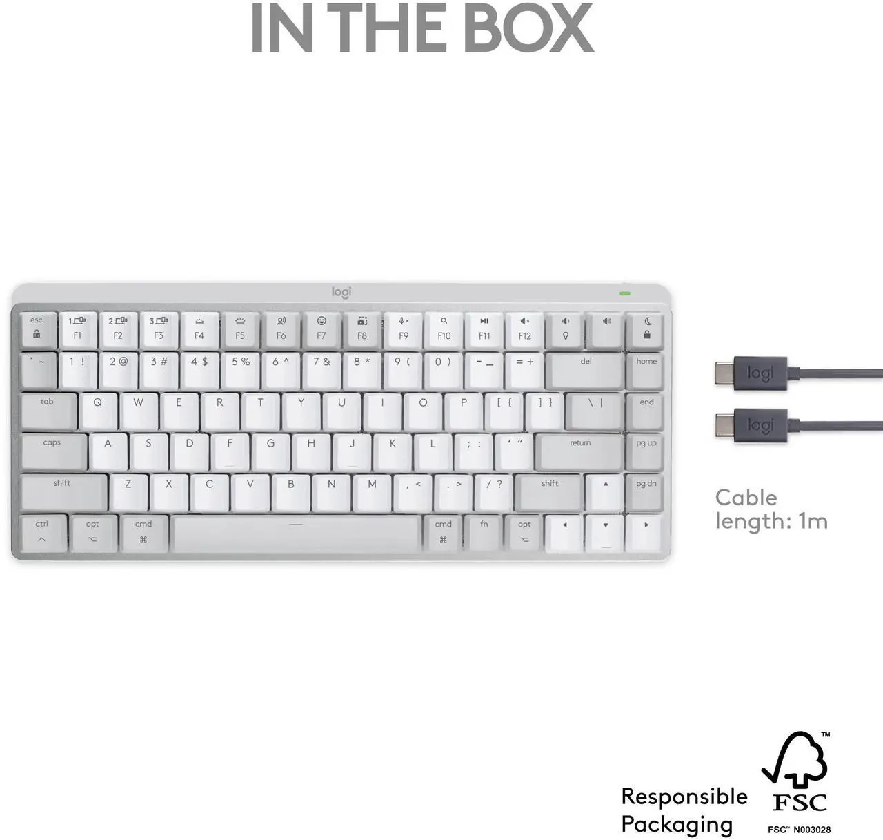 Open Box: Logitech 920-010553 MX Mechanical Mini Bluetooth Wireless ...