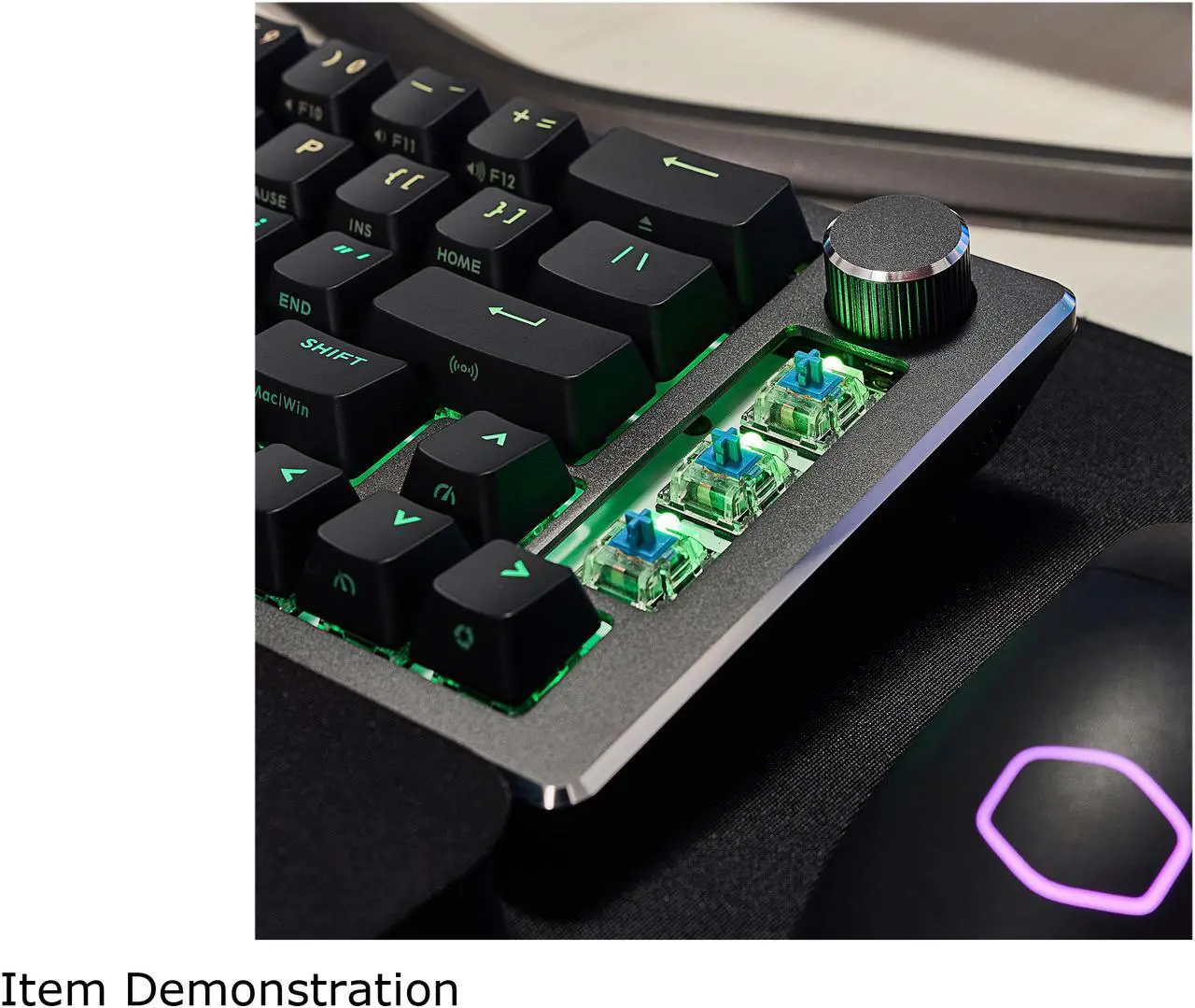 Cooler Master CK721 Space Gray Hybrid Wireless Mechanical Blue Switch ...