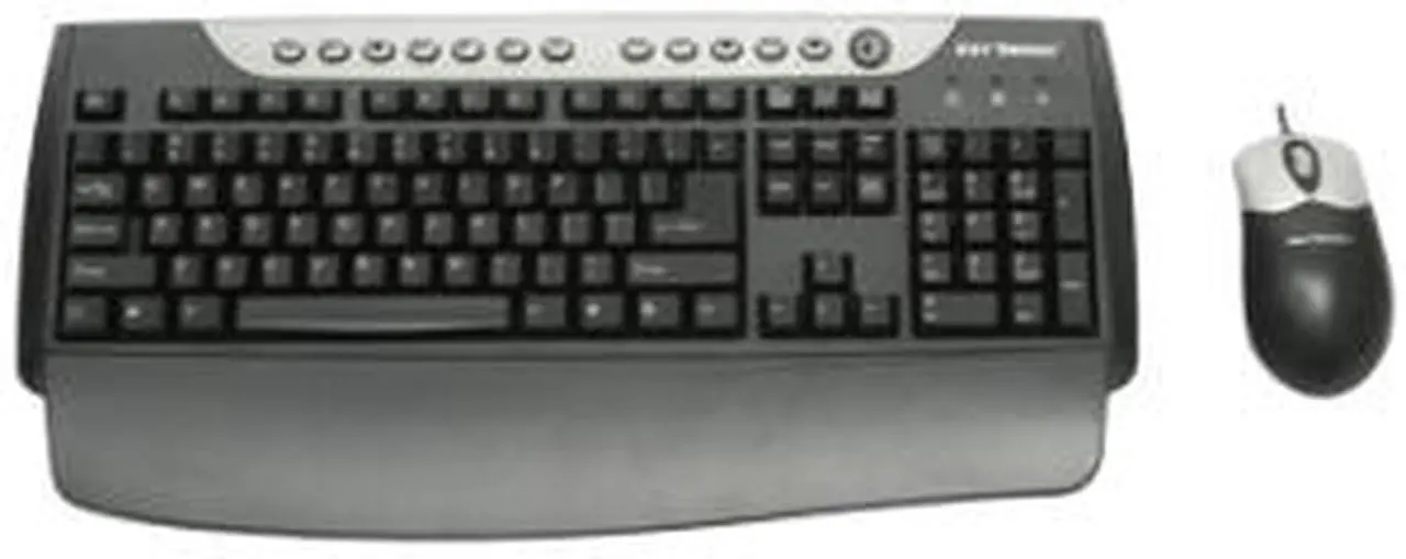 KeyTronic E05380U5 Black/Silver Wired Keyboard & Mouse Bundle - Newegg.com