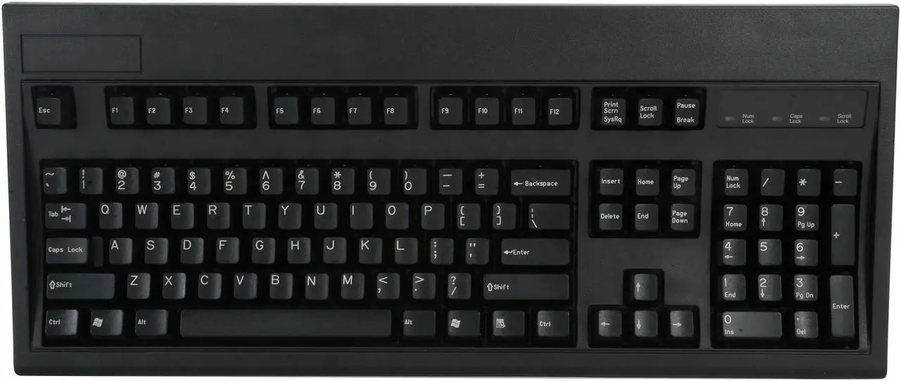 KeyTronic E03600U2 Black Wired Keyboard - Newegg.com