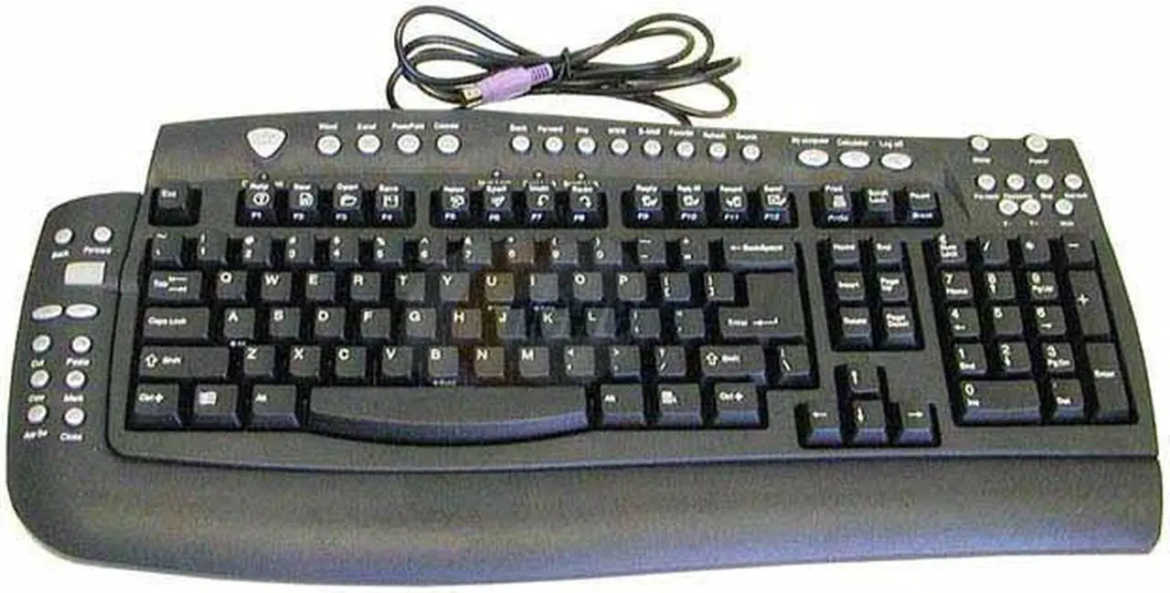 ORtek MCK-8500 BLK Black Wired Keyboard - Newegg.com