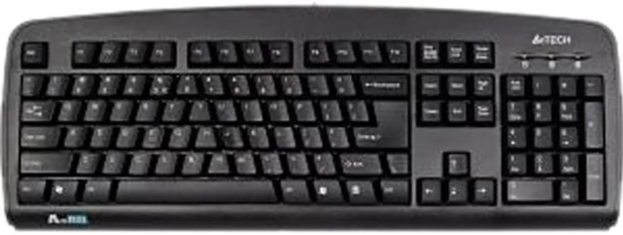 A4Tech A-Shape Natural Keyboard KBS-720A Black Wired Keyboard - Newegg.com