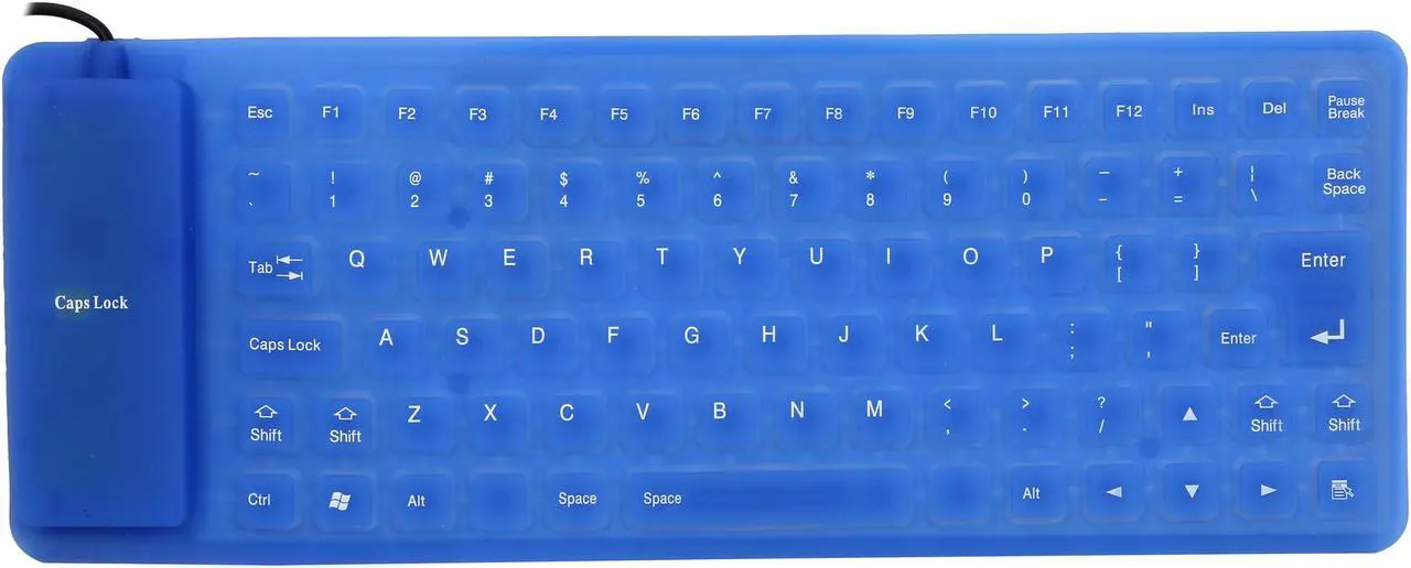 BYTECC KB-P100 Blue Wired Foldable Keyboard - Newegg.com