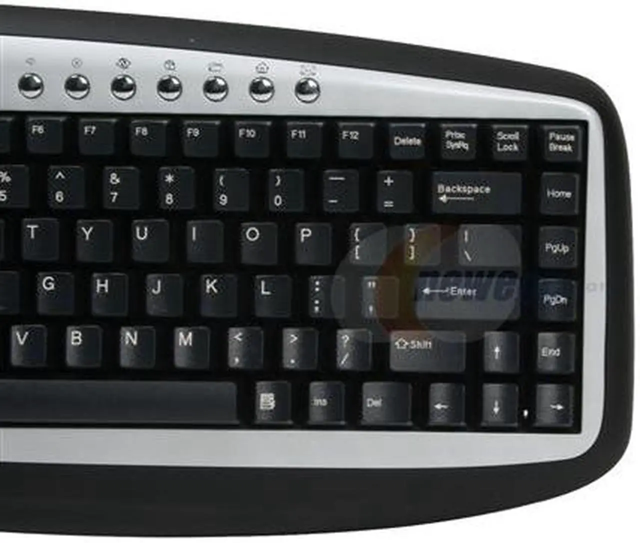 WOLF KING DK2588UH Black/White Wired Timberwolf Gaming Keyboard ...