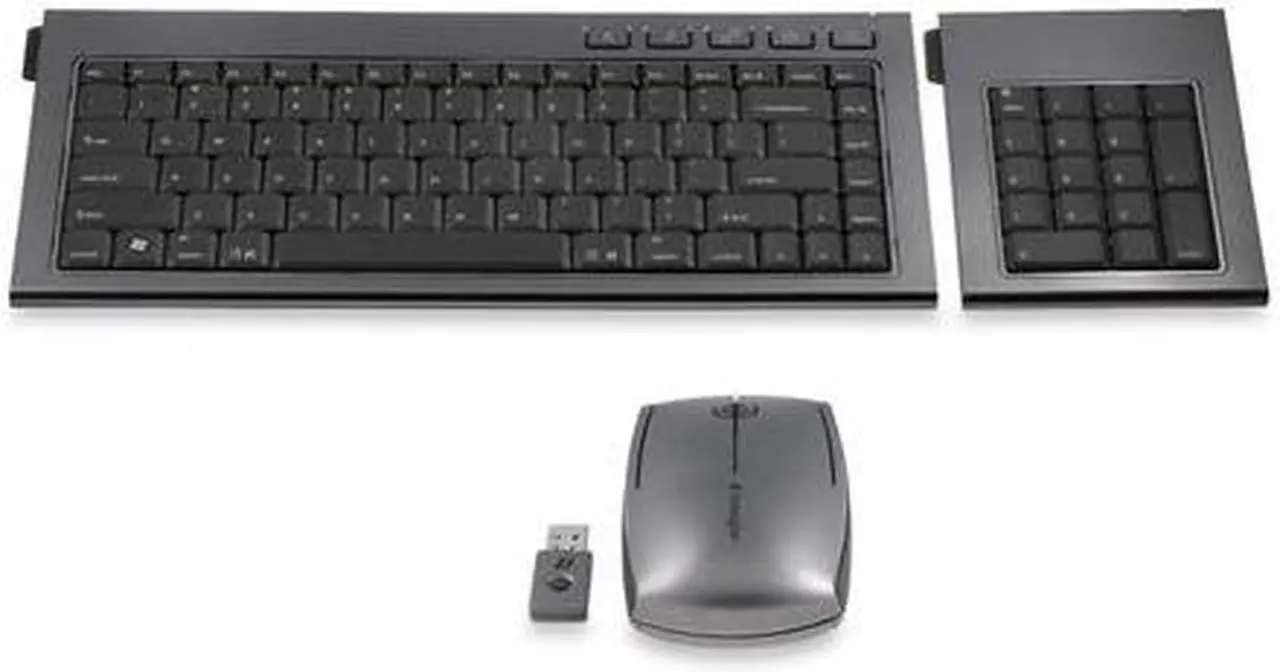 Kensington 72279 Black RF Wireless SlimBlade Keyboard and Mouse ...