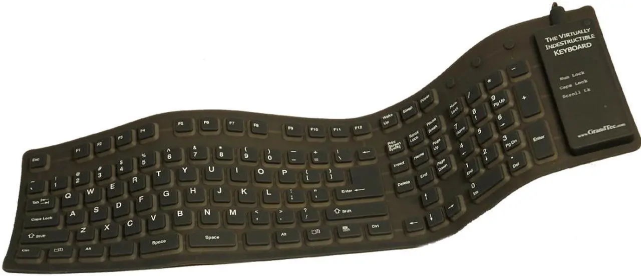 Grandtec Virtually Indestructible Keyboard USB 109-Key - Newegg.com