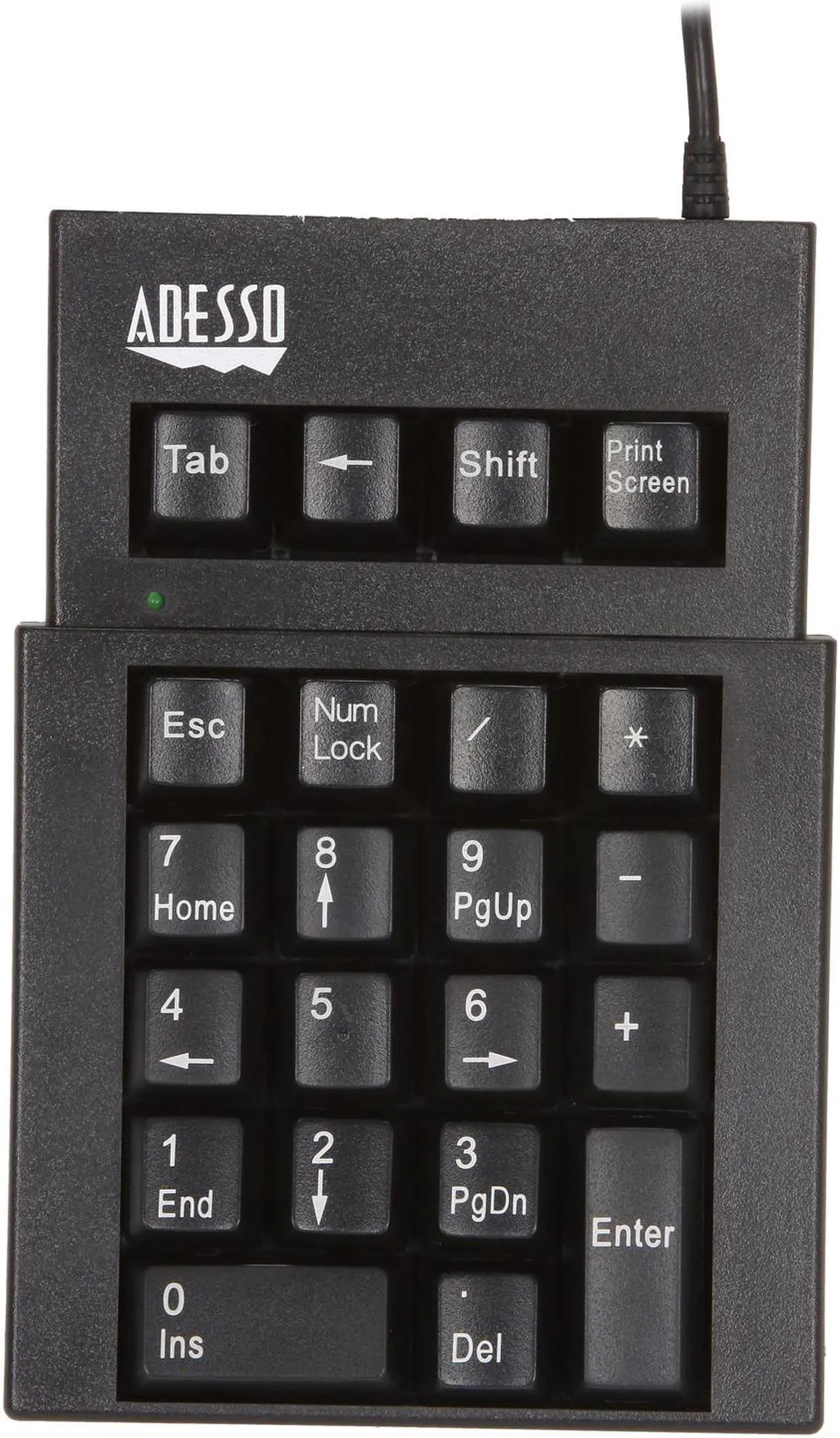 ADESSO AKP-220B Black Wired Mechanical Numeric Keypad - Newegg.com