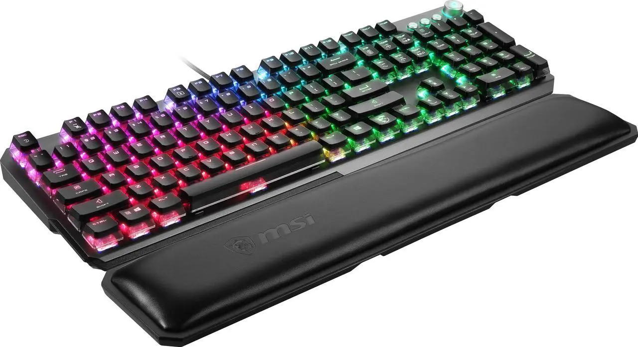 MSI Vigor GK71 Sonic AM Mechanical RGB Gaming Keyboard with MSI Sonic ...