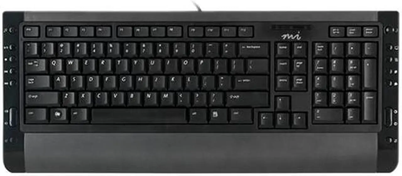 MICRO INNOVATIONS KB536BL Black Wired Keyboard - Newegg.com