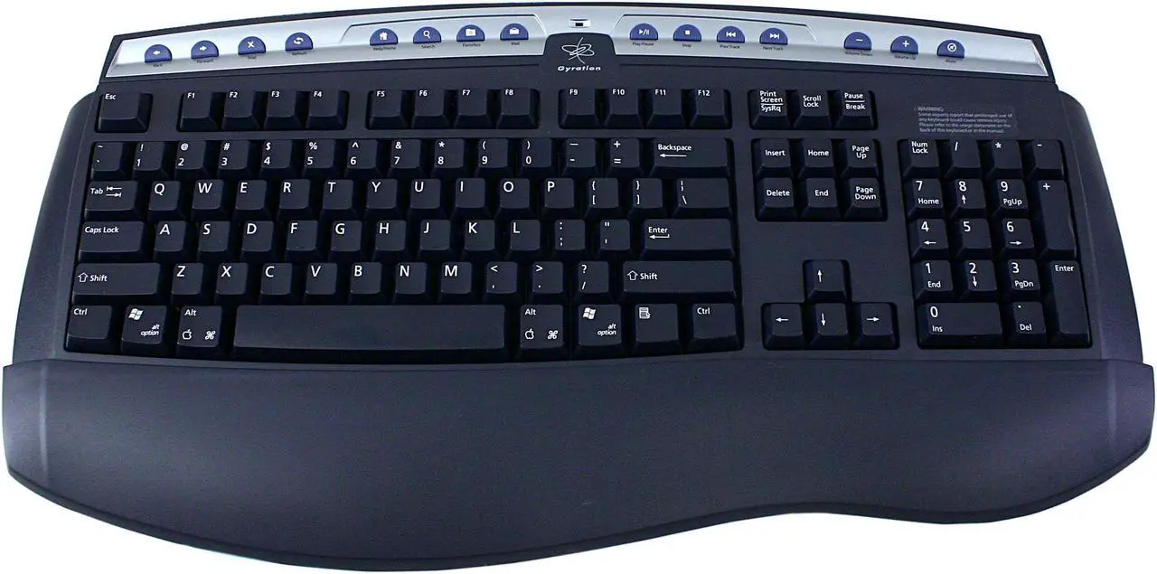 Gyration GP3200-001 Black RF Wireless Ultra Professional Desktop Suite ...