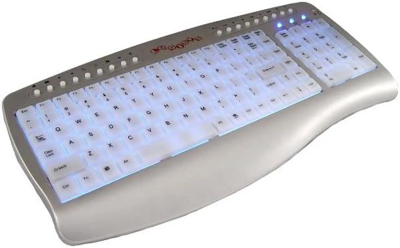 LOGISYS Computer KB602SL 2-Tone Wired ILLUMINATED Keyboard - Newegg.com