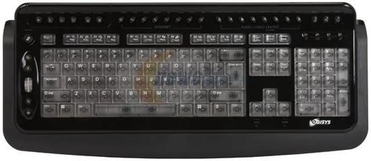 LOGISYS Computer KB608BK Black Multimedia Pro Illuminated Keyboard ...