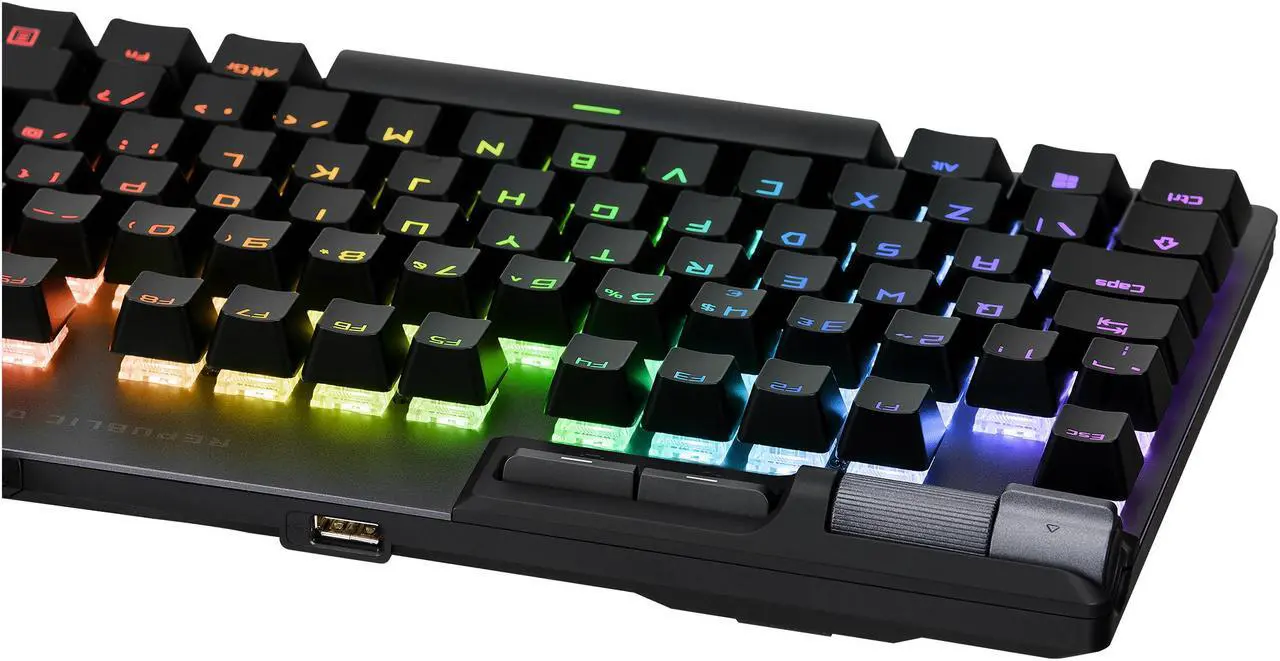 ASUS XA07 ROG Strix Flare II Animate 100% RGB Gaming Keyboard with Hot ...