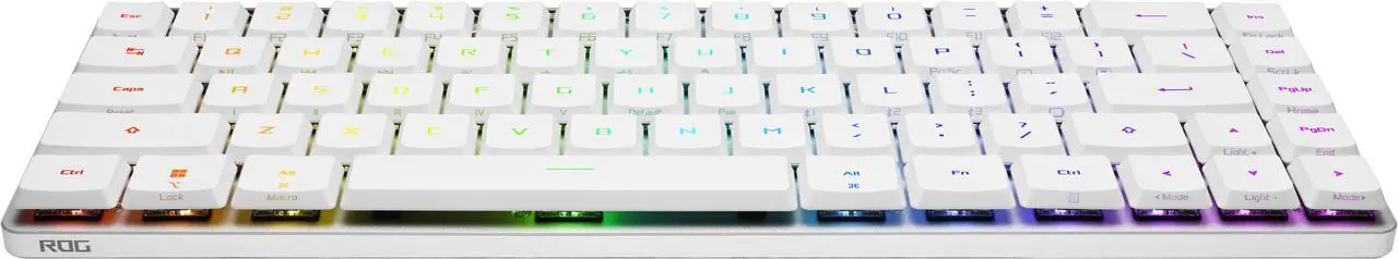 ASUS ROG Falchion RX Low Profile 65% compact wireless gaming keyboard ...