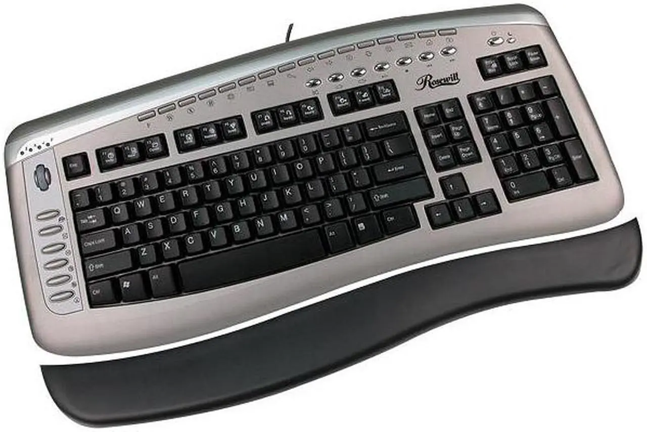 Rosewill RK-028 SLV Silver Keyboard - Newegg.com