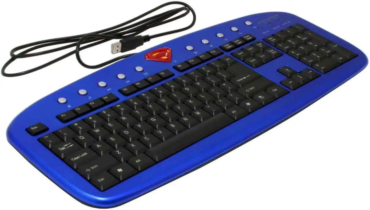 i-rocks Superman Returns Multimedia SP-6000-BL Black&Blue Keyboard ...